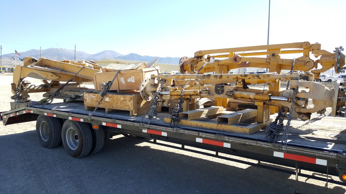Cat 16G and 16M Axles and Draw Bar Circle Assembly For Repair and ...