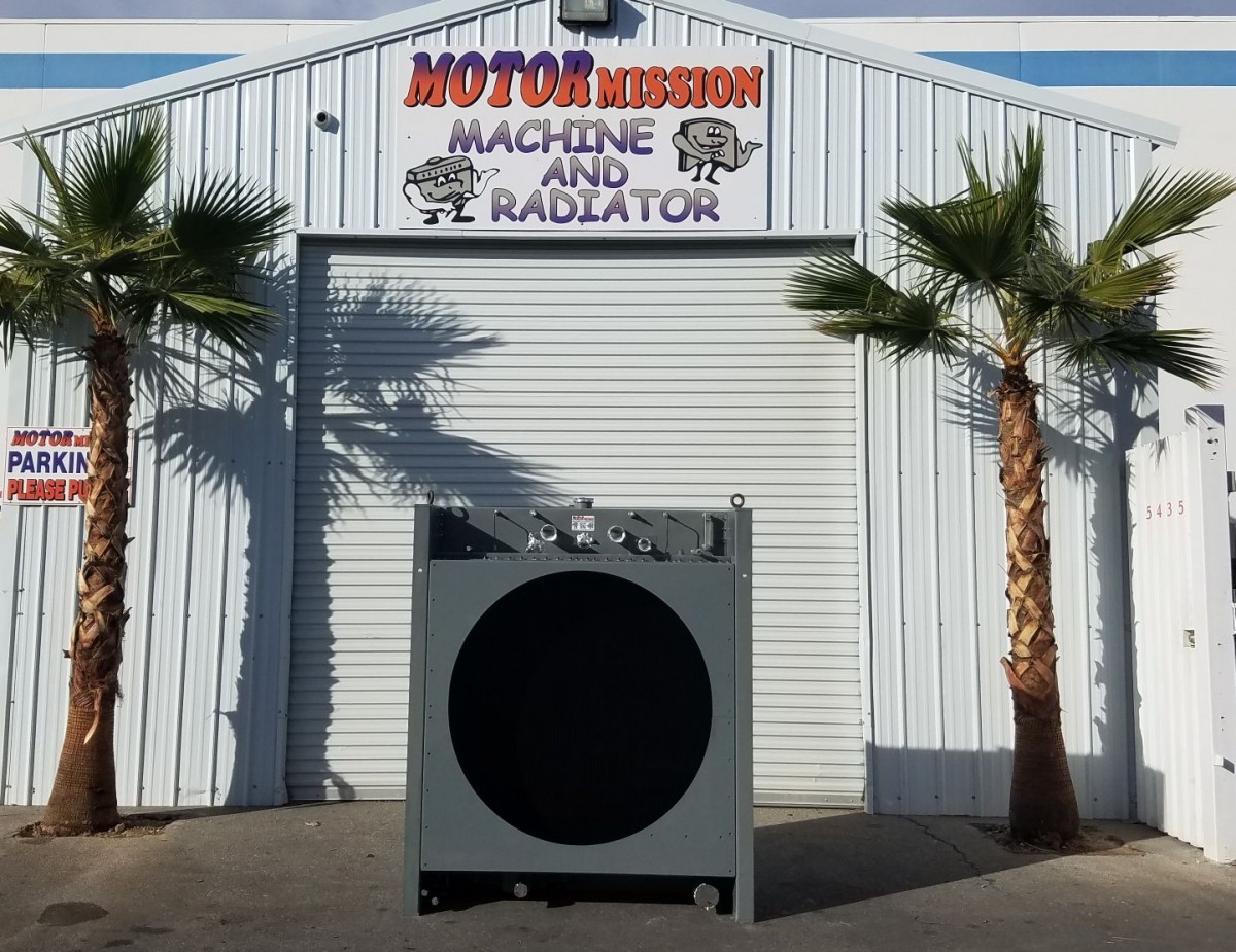 Standby Generator Genset Radiator Recore With A Rocore Mechanically ...