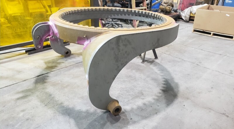Caterpillar 16G Grader Circle Assembly Repair and Rebuilding With New ...