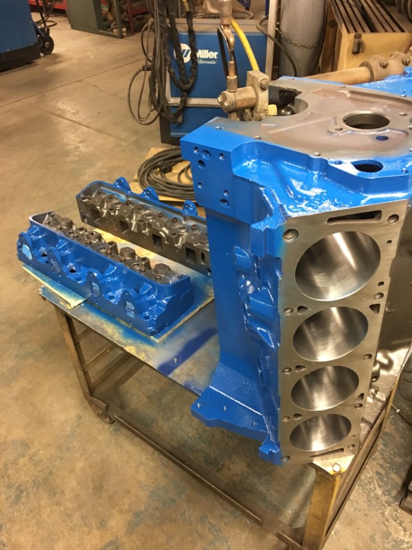 Ford 360 Fe Engine Block And Cylinder Heads Machine Work And Valve Job